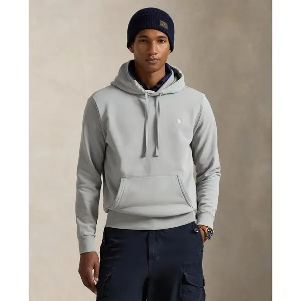 Ralph Lauren Loopback Fleece Hoodie - Soft Grey