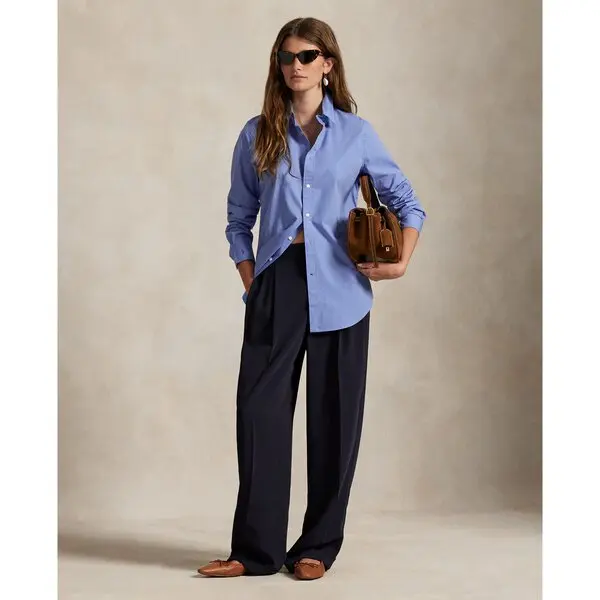 Ralph Lauren Stretch Cotton End-on-end Slim Fit Shirt