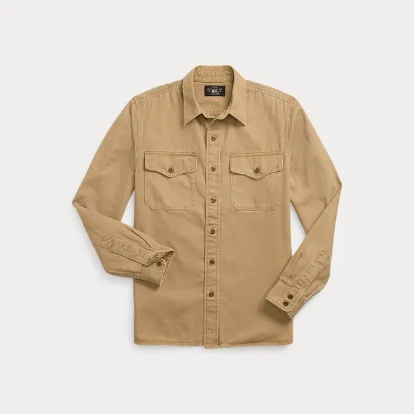 Ralph Lauren Twill Officer's Workshirt - Faded Tan