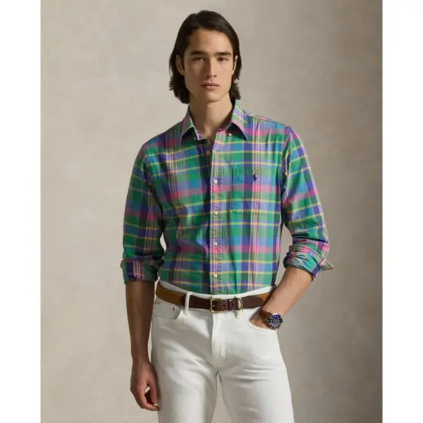 Ralph Lauren Classic Fit Plaid Chino Shirt