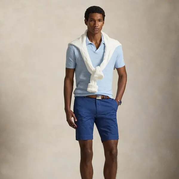 Ralph Lauren 9.5-inch Greenwich Slim Fit Chino Short - Night Navy