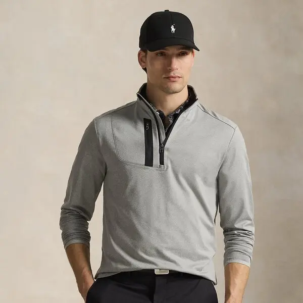 Ralph Lauren Stretch Jersey Pullover - Andover Heather