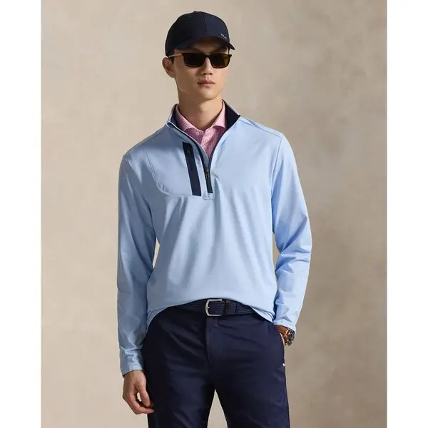 Ralph Lauren Stretch Jersey Pullover - Office Blue