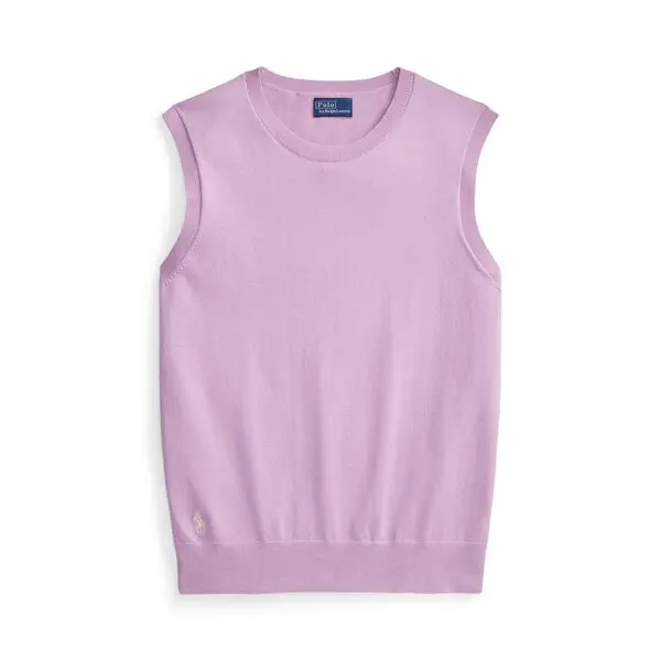 Ralph Lauren Sleeveless Crewneck Sweater - Soft Lilac