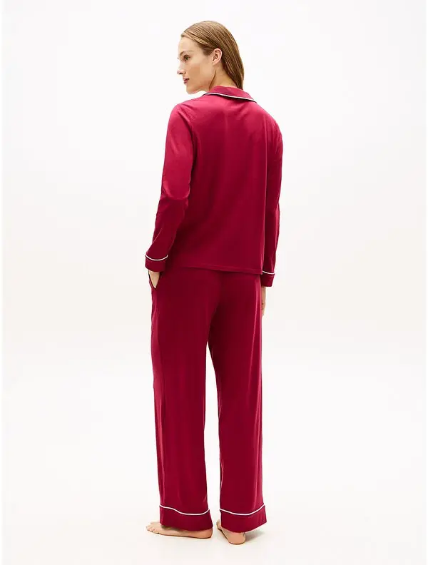 Tommy Hilfiger Long Sleeve Shirt & Pant Sleep Set