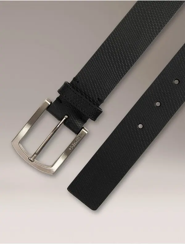 Calvin Klein Embossed Leather Harness Belt