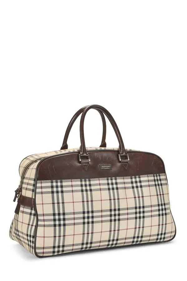Burberry House Check Canvas Bowler