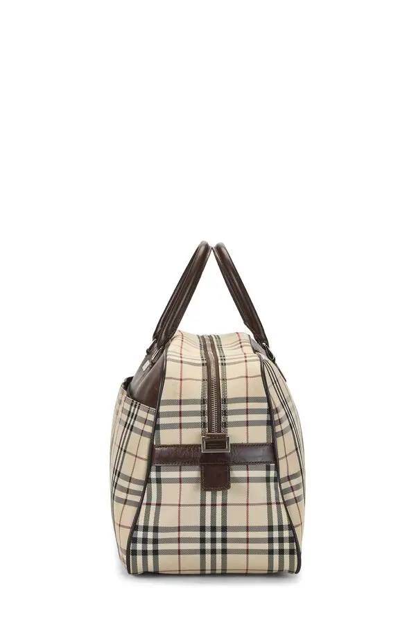 Burberry House Check Canvas Bowler