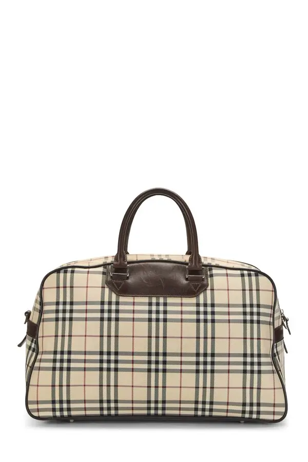 Burberry House Check Canvas Bowler