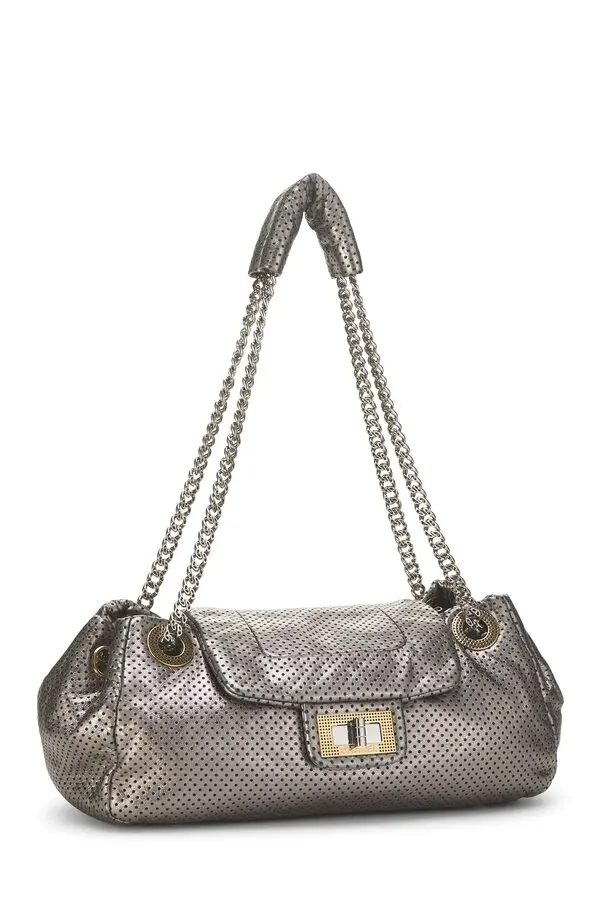 Chanel Perforated Drill Accordion Flap Bag Small