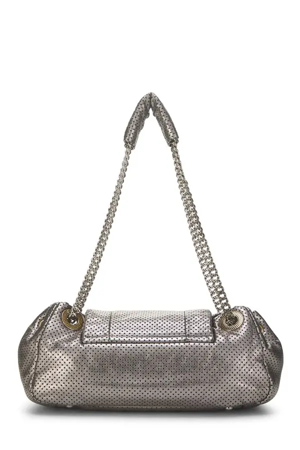 Chanel Perforated Drill Accordion Flap Bag Small