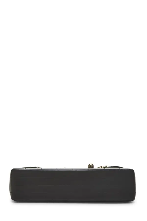 Chanel Lambskin Chocolate Bar Lucky Charms Flap Bag - Black