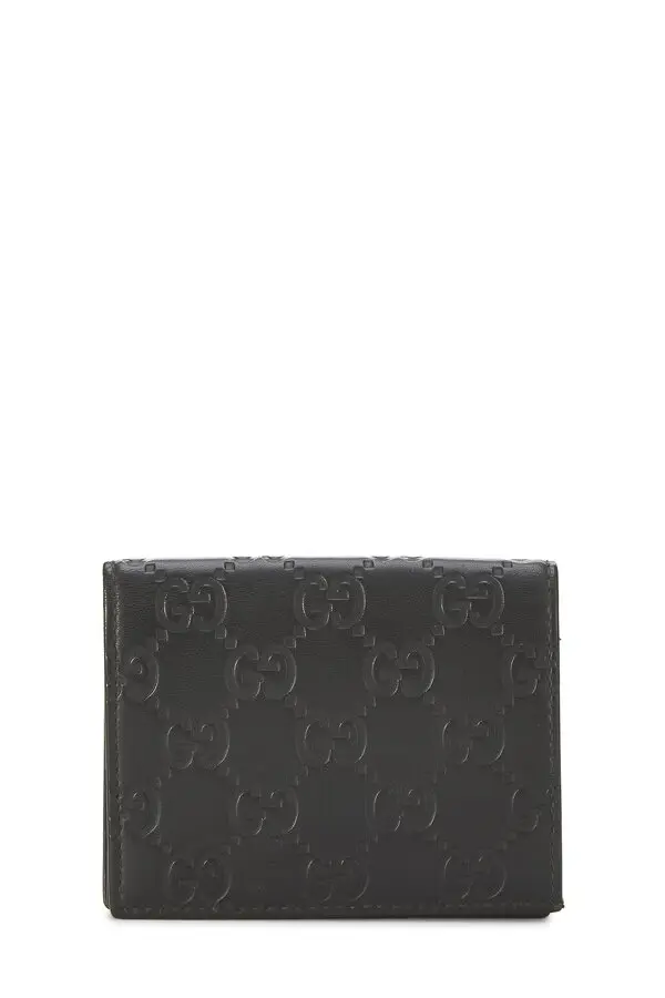Gucci Ssima Card Case - Black