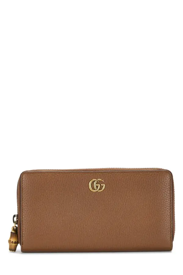Gucci Bamboo Zip Wallet - Brown
