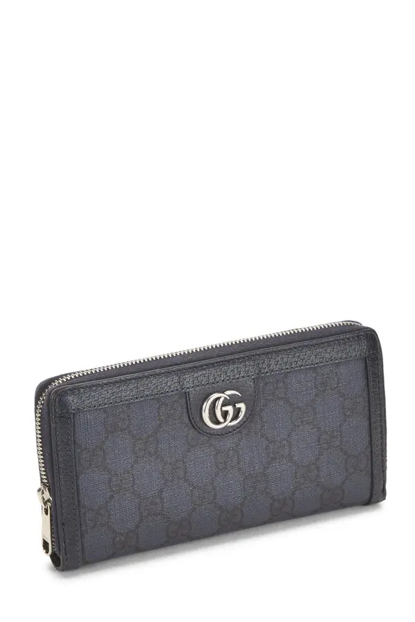 Gucci Gg Supreme Canvas Marmont Zip Wallet