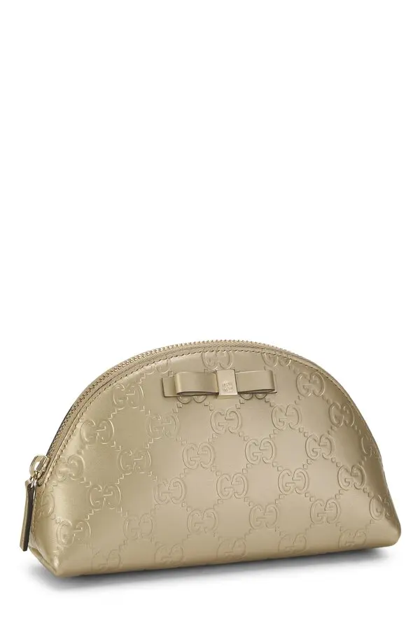 Gucci Ssima Bow Cosmetic Pouch