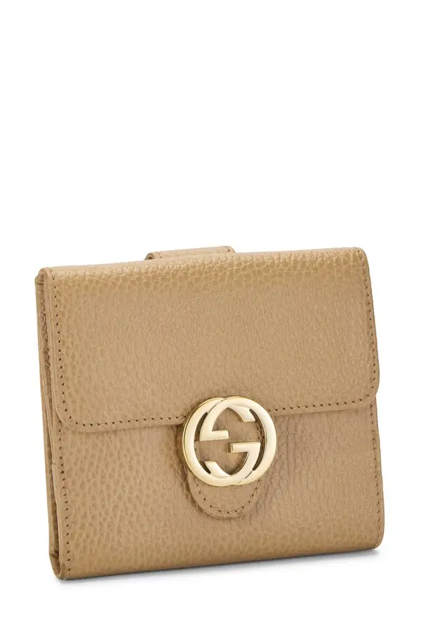 Gucci Interlocking Gg French Flap Wallet