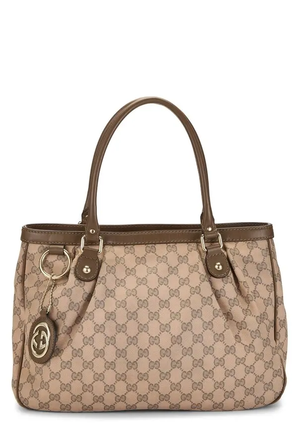 Gucci Gg Sukey Zip Handbag Large - Pink