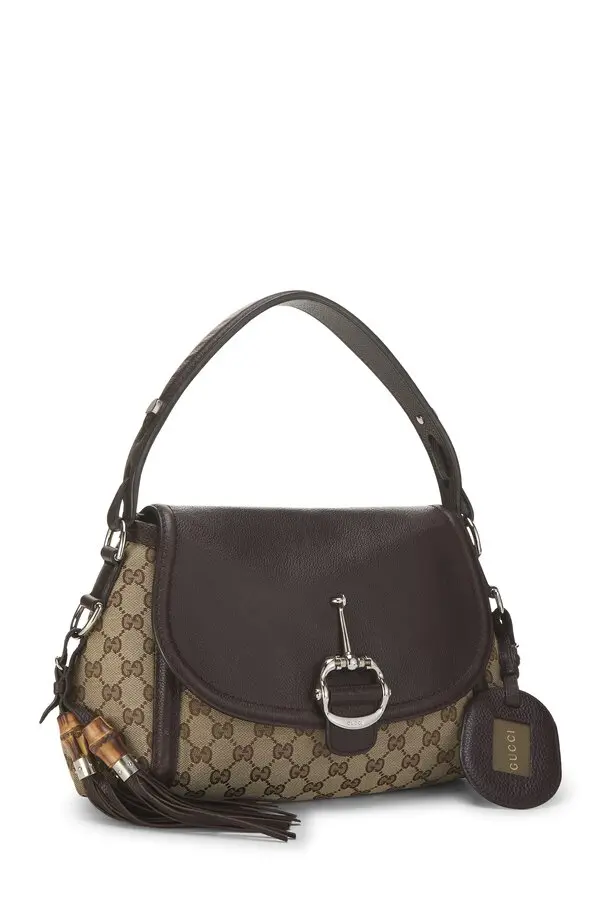 Gucci Original Gg Horsebit Shoulder Bag