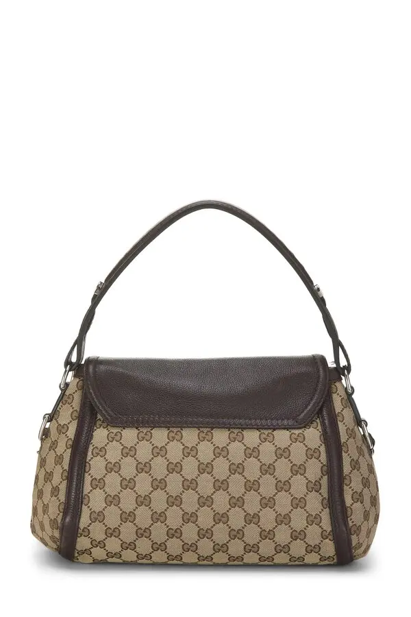 Gucci Original Gg Horsebit Shoulder Bag - Brown