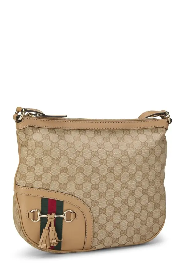 Gucci Original Gg Horsebit Tassel Crossbody