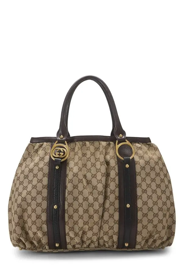 Gucci Original Gg Interlocking Tote Large