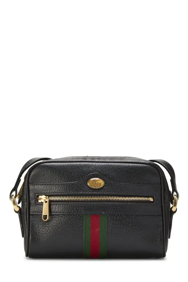 Gucci Ophidia Leather Crossbody Bag - Black