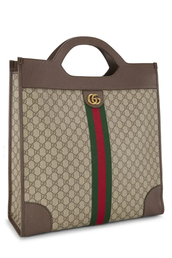 Gucci Gg Supreme Ophidia Top Handle Bag Medium
