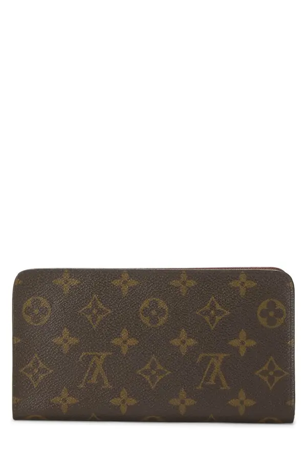LOUIS VUITTON Monogram Canvas Porte Monnaie Zippy Wallet