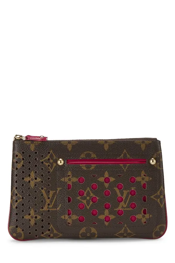 LOUIS VUITTON Monogram Pochette Plat - Pink