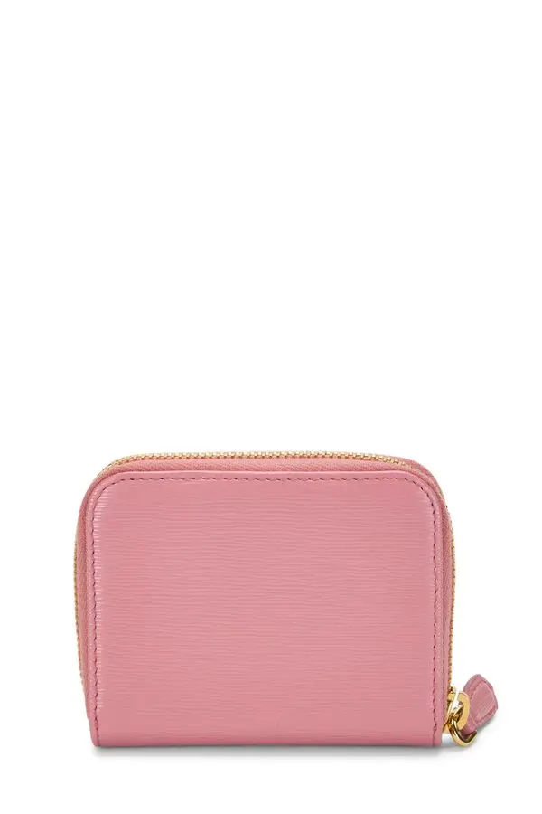 Prada Vitello Move Zip Around Coin Purse