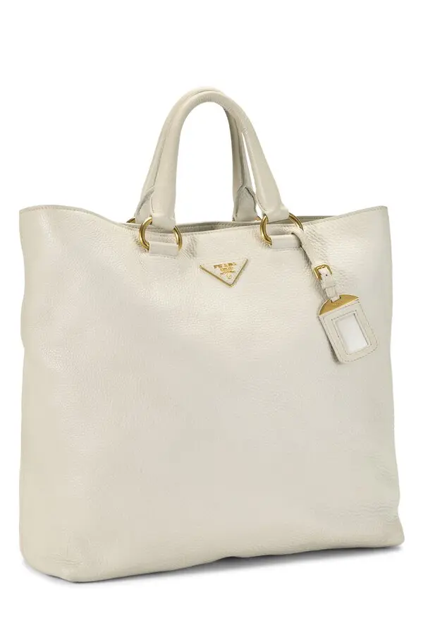 Prada Vitello Daino Convertible Shopping Tote