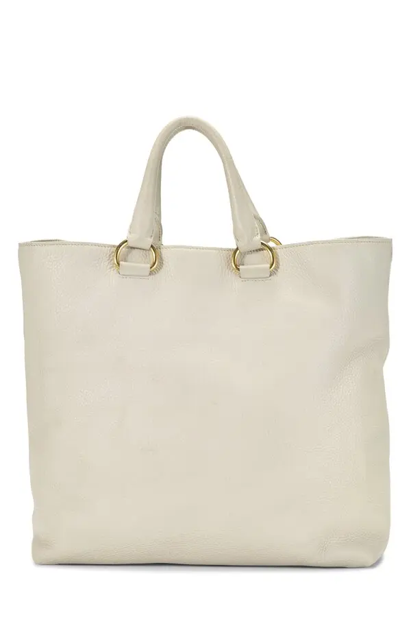 Prada Vitello Daino Convertible Shopping Tote