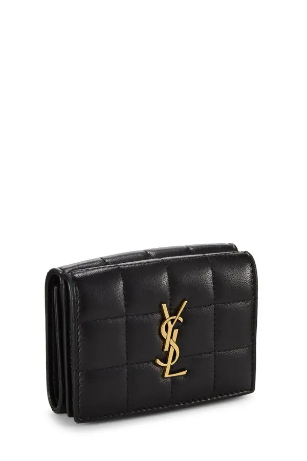 Saint Laurent Lambskin Origami Compact Wallet