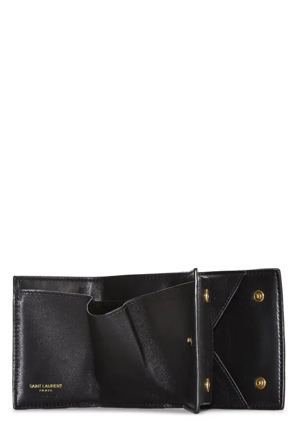 Saint Laurent Lambskin Origami Compact Wallet