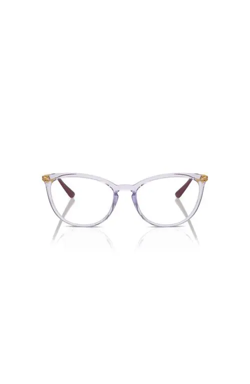 VOGUE EYEWEAR 53mm Cat Eye Optical Glasses - Violet