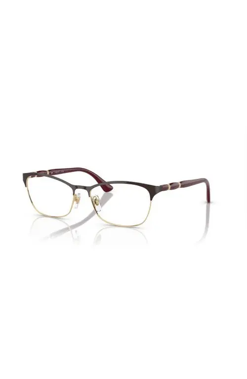 VOGUE EYEWEAR 52mm Cat Eye Optical Glasses - Red