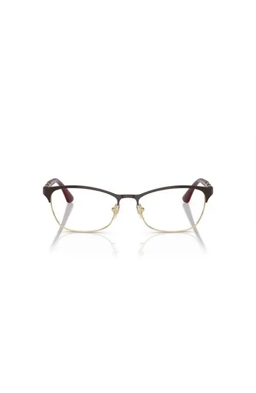 VOGUE EYEWEAR 52mm Cat Eye Optical Glasses - Red