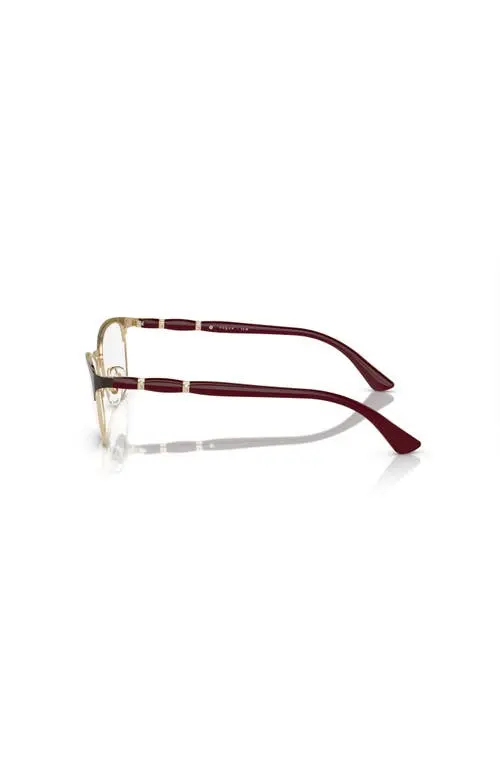 VOGUE EYEWEAR 52mm Cat Eye Optical Glasses - Red