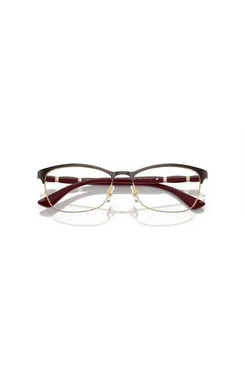 VOGUE EYEWEAR 52mm Cat Eye Optical Glasses - Red