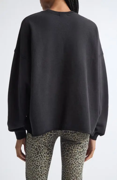 R13 K, Bye." Oversized Sweatshirt