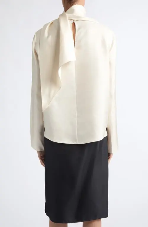 Loulou De Saison Gala Silk Crepe Top