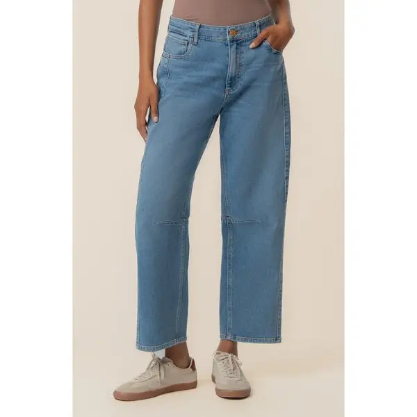 Kut From The Kloth Ashton High Waist Crop Barrel Jeans - Dynamic