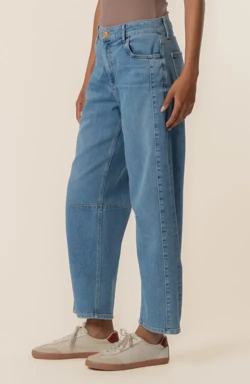 Kut From The Kloth Ashton High Waist Crop Barrel Jeans