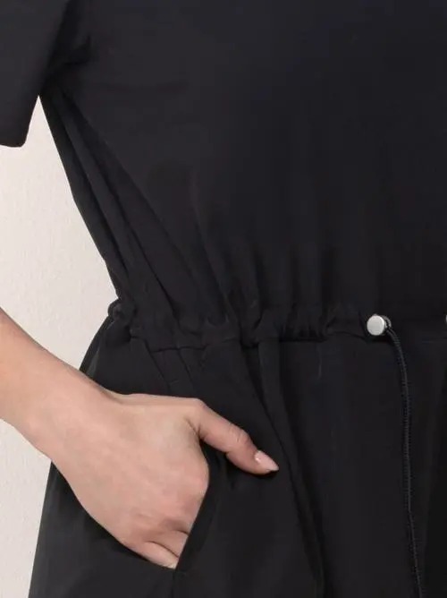 SINGLE STITCH Tiered Midi Dress