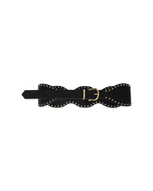 BELLE & BLOOM No Other Love Leather Studded Belt