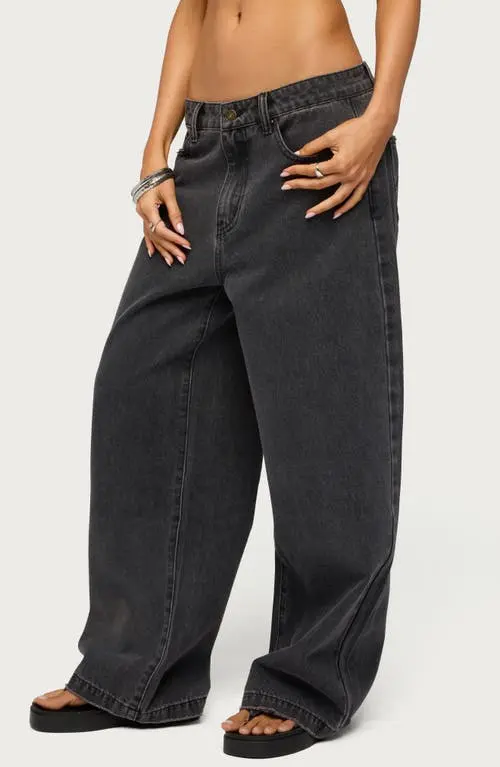 EDIKTED Nichol Low Rise Baggy Jeans