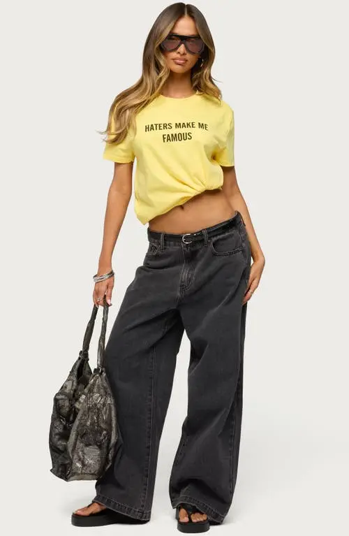 EDIKTED Nichol Low Rise Baggy Jeans