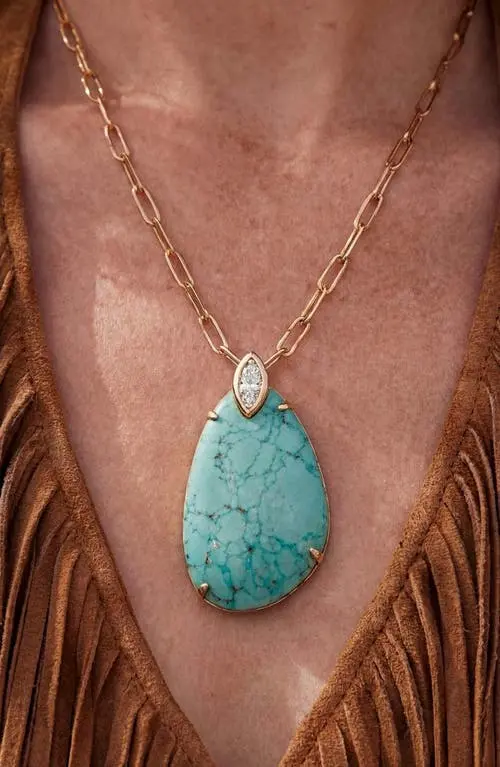 Ettika Majestic Reconstituted Pendant Necklace