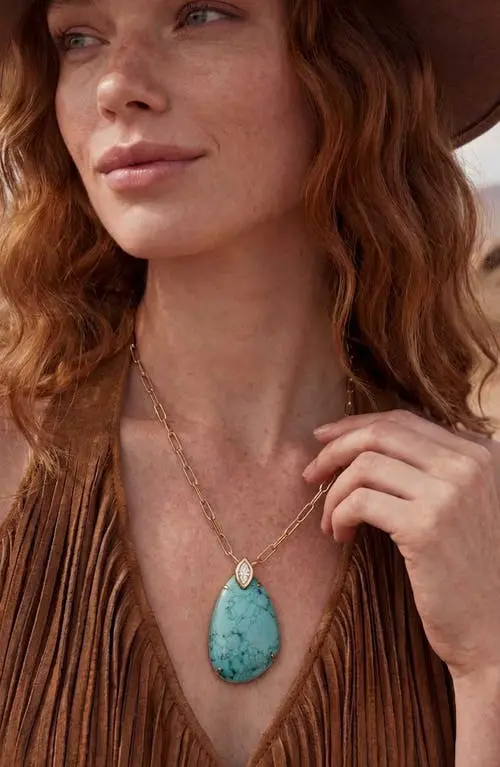 Ettika Majestic Reconstituted Pendant Necklace